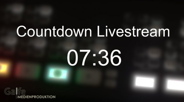 Stream Countdown und Uhrzeit mit OBS - Galfe Medienproduktion
