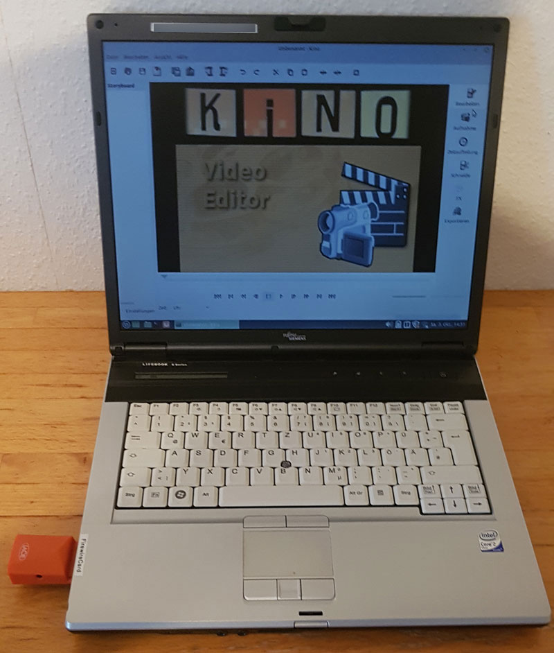 Video Capture via Firewire unter Linux mit KINO - Notebook mieten ...